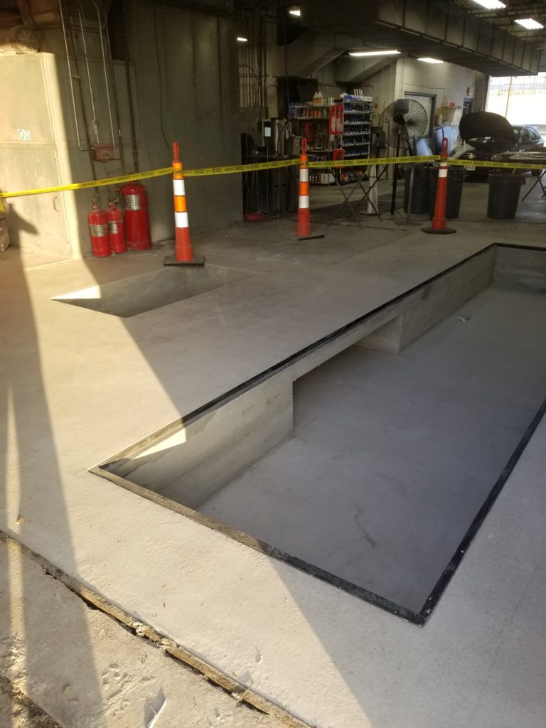 New Paint Booth Pit and Service Entrance Opening - Property Services ...